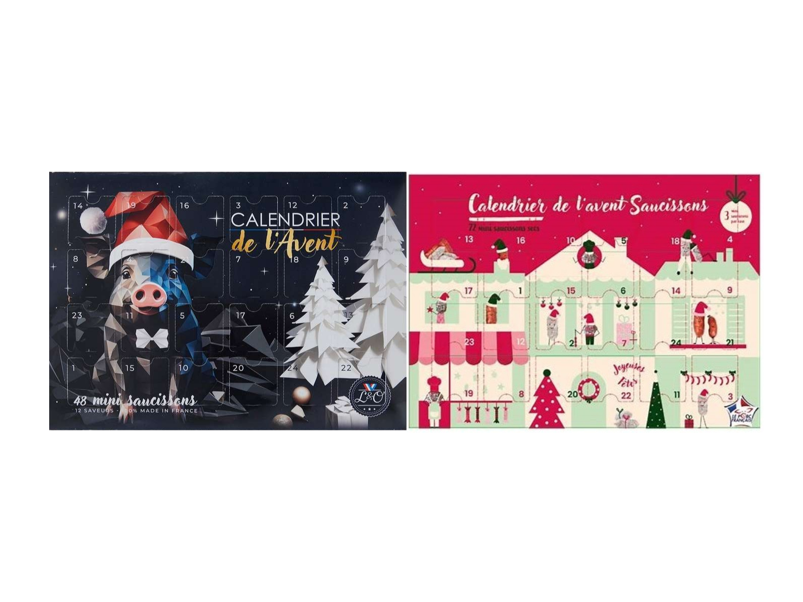 Rappel : Calendrier de l'avent saucisson de la marque Ici Présent, L&O ...